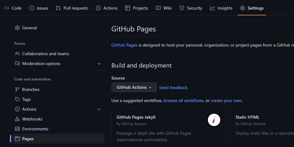 Actions - Formación en GitHub